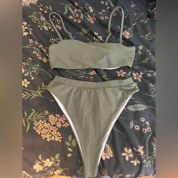 Aurelle Swim | Swim | Green High Waisted Bikini | Poshmark